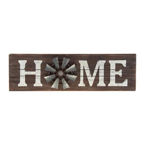 HOME WINDMILL SIGN
